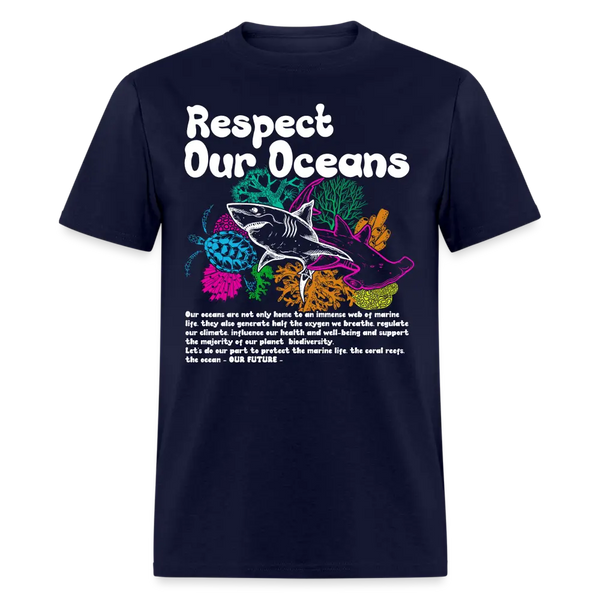 Respect Our Oceans T Shirt – The Ppls Label